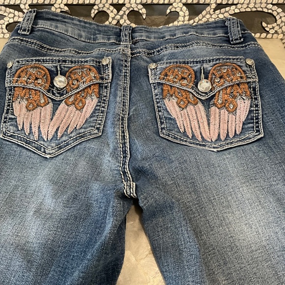 Rebel & Soul | Jeans | Rebel Soul Womens 8 Angel Wing Skinny Jeans ...